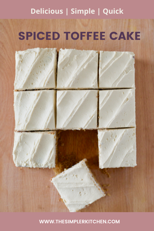 Toffee Cake Recipe - Quick and Easy (all-in-one method) - The Simpler ...